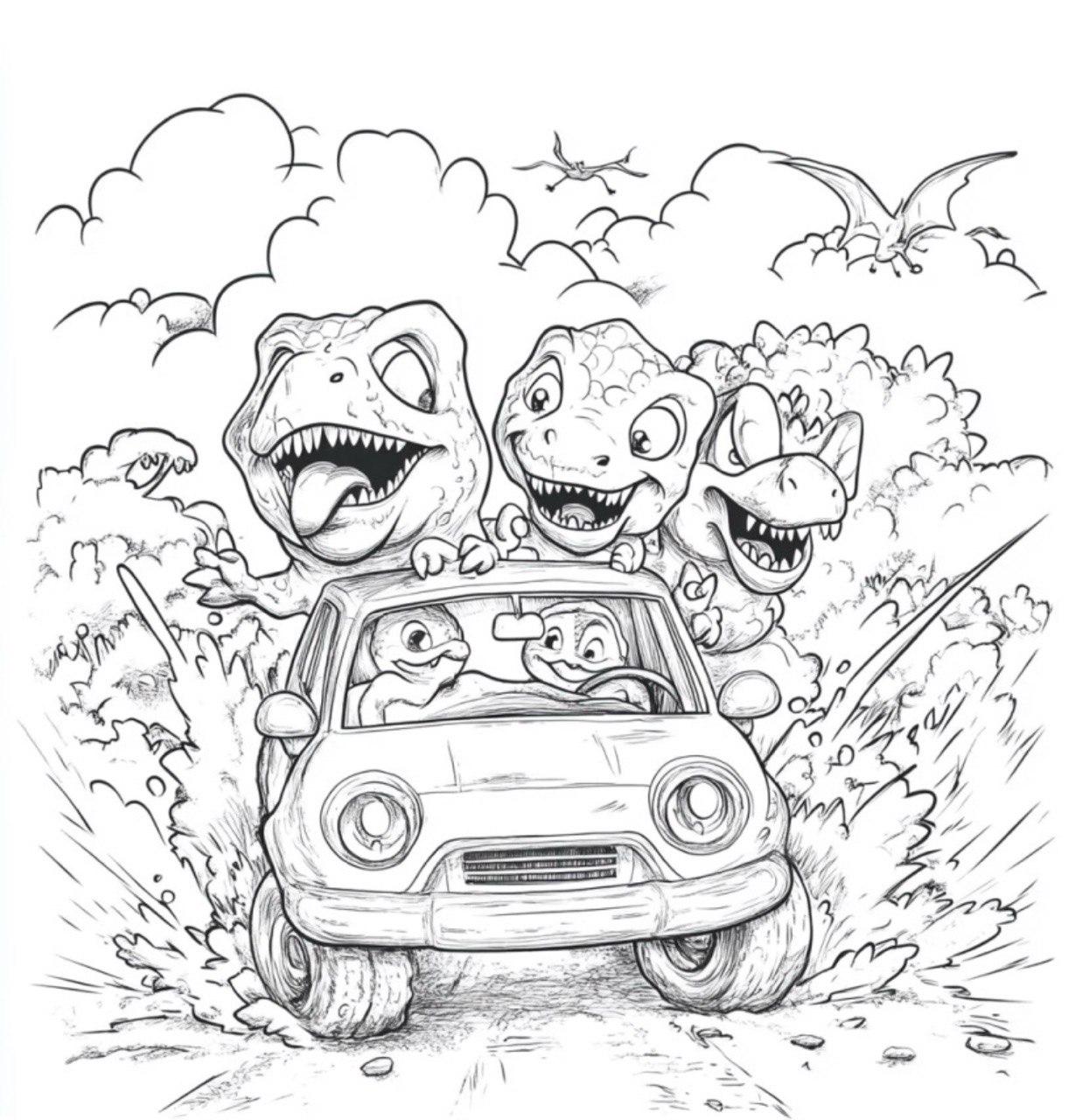 Dinosaur Coloring Pages for Kids – Fun Printable Dino Activity Book ...