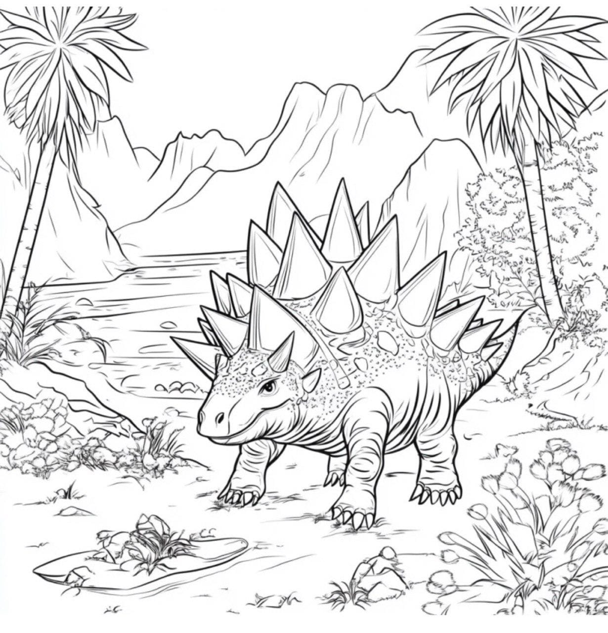 Dinosaur Coloring Pages for Kids – Fun Printable Dino Activity Book ...