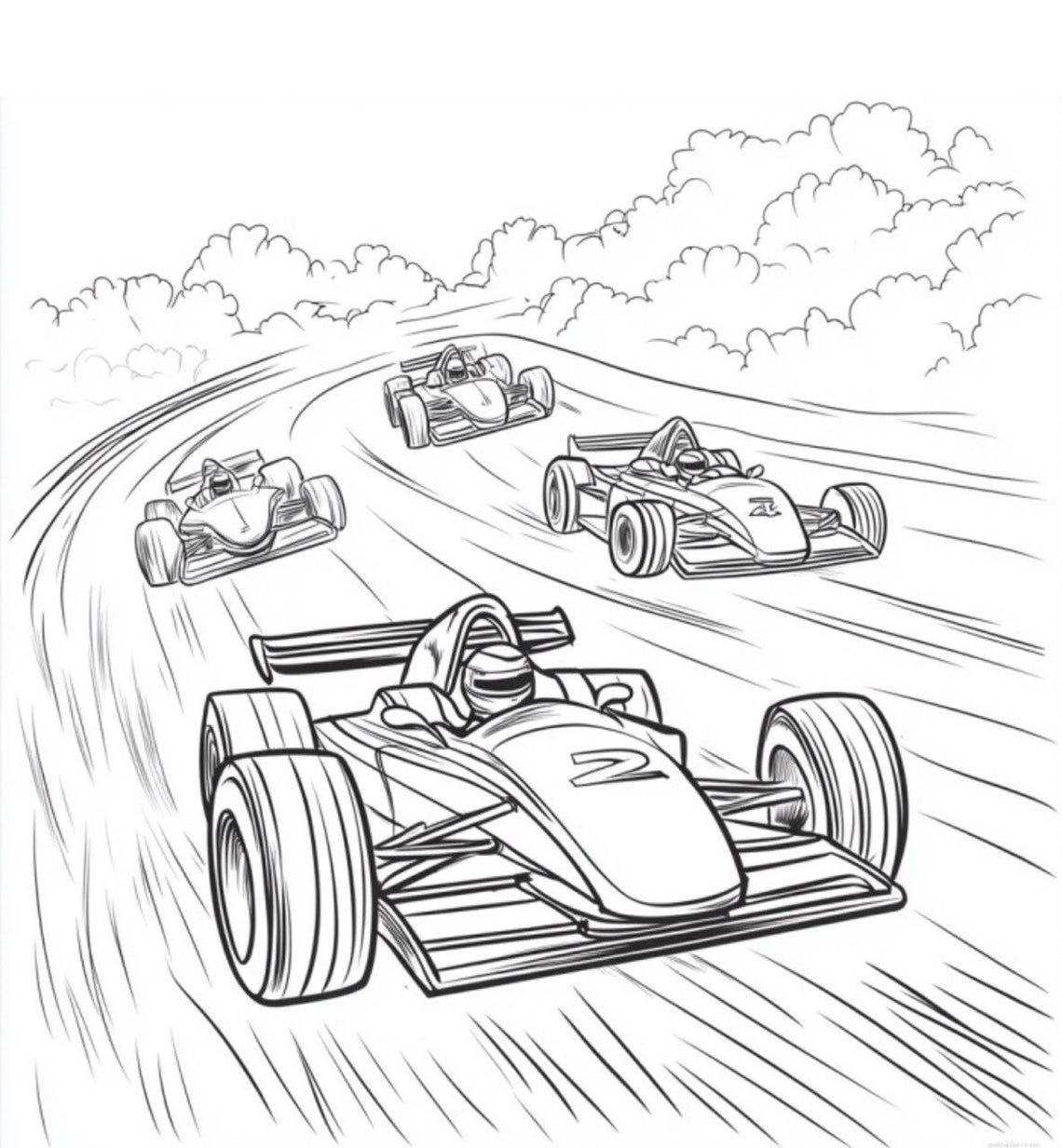 Cars Coloring Pages for Kids – Fun Printable Vehicle Activity Book ...