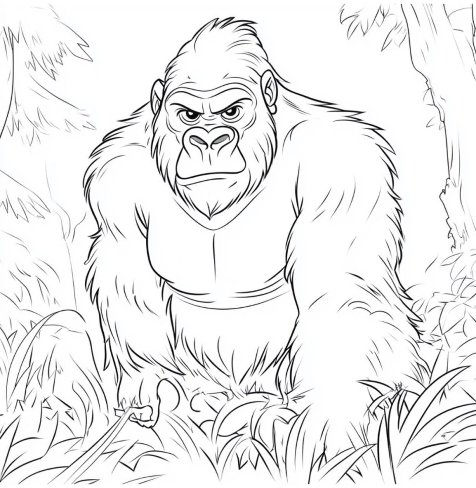 Animals Around the World Coloring Pages for Kids – Printable Global ...