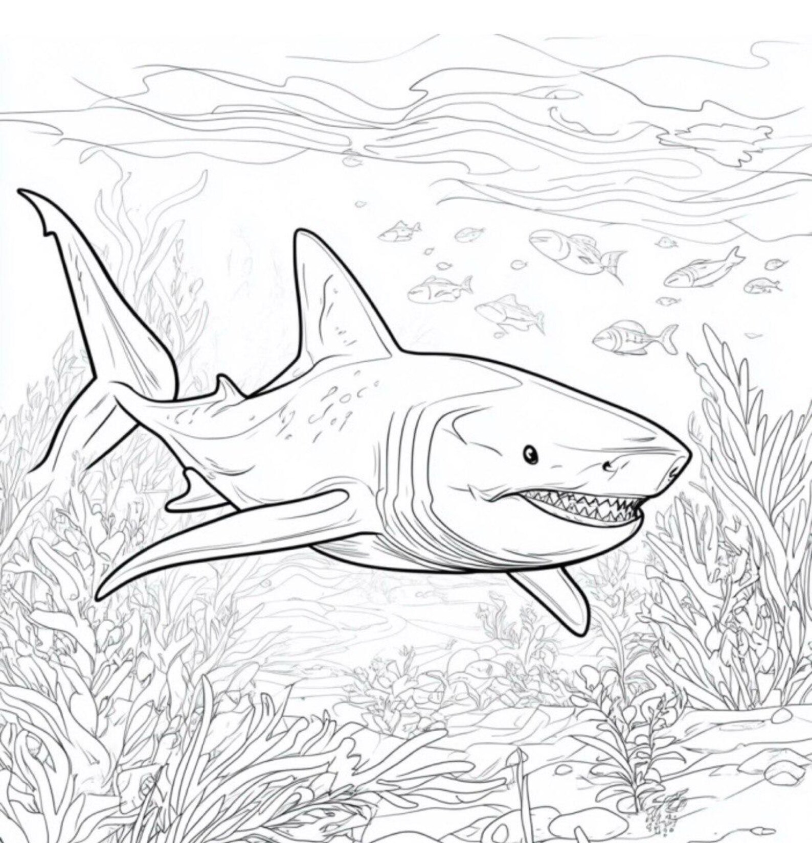 Sea Life Coloring Pages for Kids – Printable Ocean Animals Activity ...