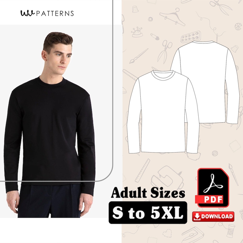 Mens 5xl Shirt Pattern - Etsy