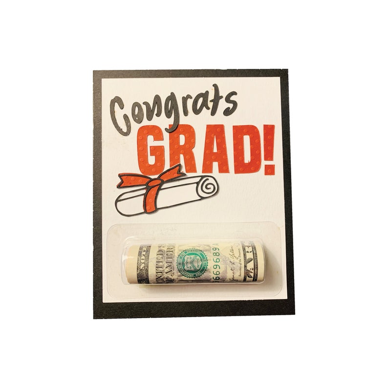 Congrats GRAD / Graduation / Diploma / Money / Chapstick / Card / SVG ...