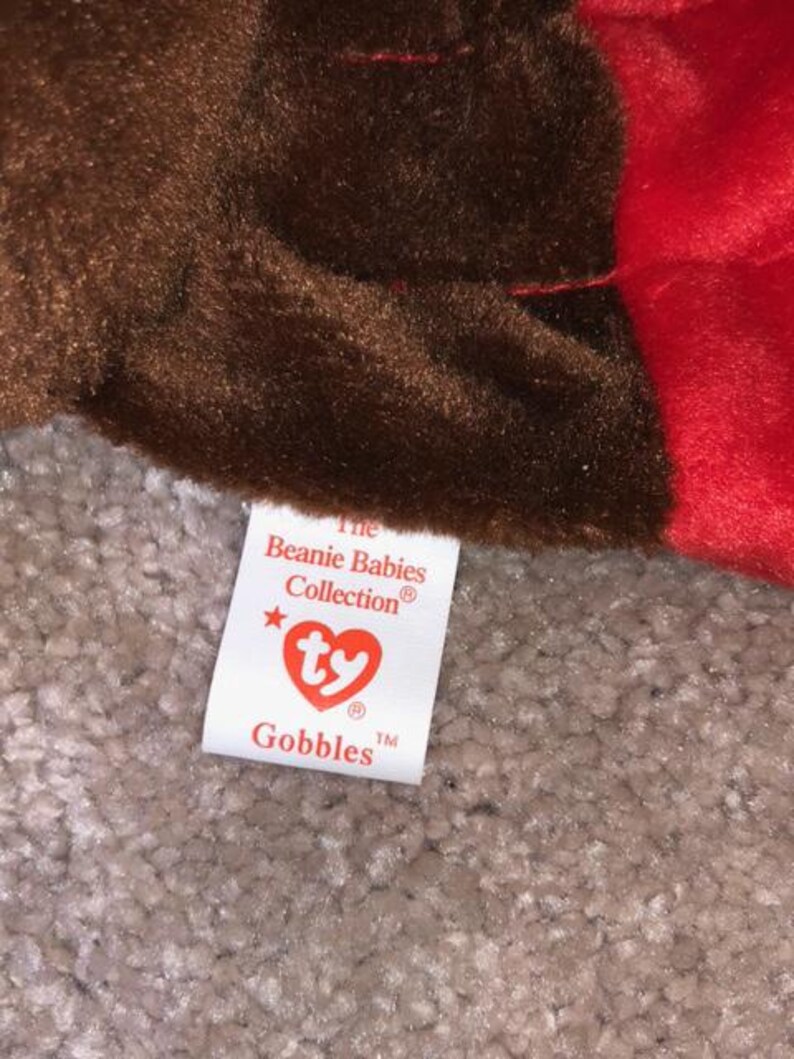 Gobbles the Turkey Beanie Baby! Retired! Errors! - Etsy