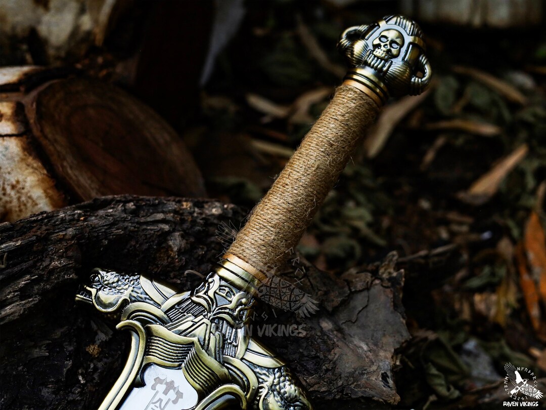 Personalized Medieval Sword, Custom Sword, Laser Engraved Medieval ...