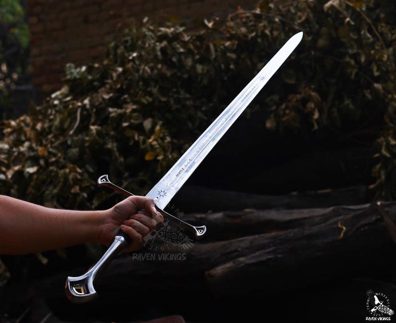 HAND FORDED Viking Master Sword - Handmade Sword Link Sword - Medieval ...