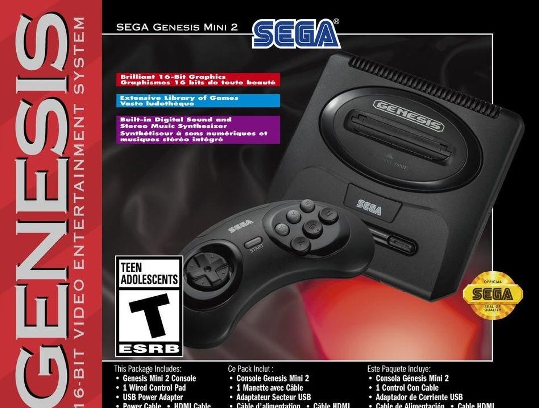 Authentic & New SEGA Genesis Mini 2 Console - Never Opened Get Ready to ...