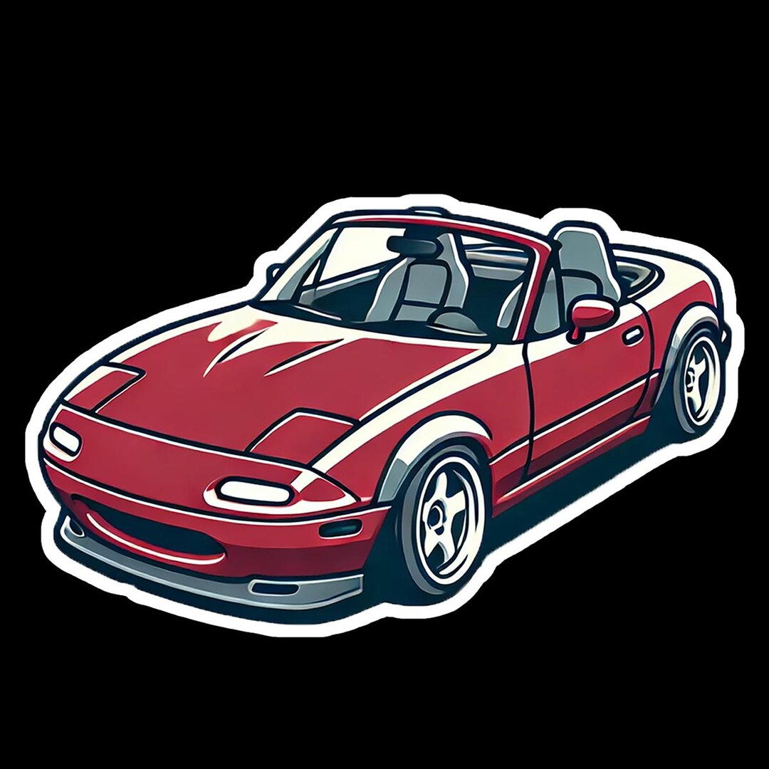 Miata Vinyl Sticker – JDM Decal for Car Enthusiasts, Mazda Miata ...