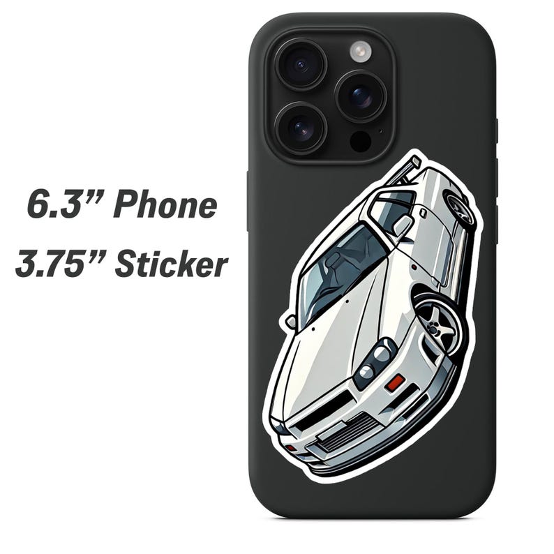 R34 GT-R Vinyl Sticker – JDM Decal for Car Enthusiasts, Nissan R34 GT-R ...