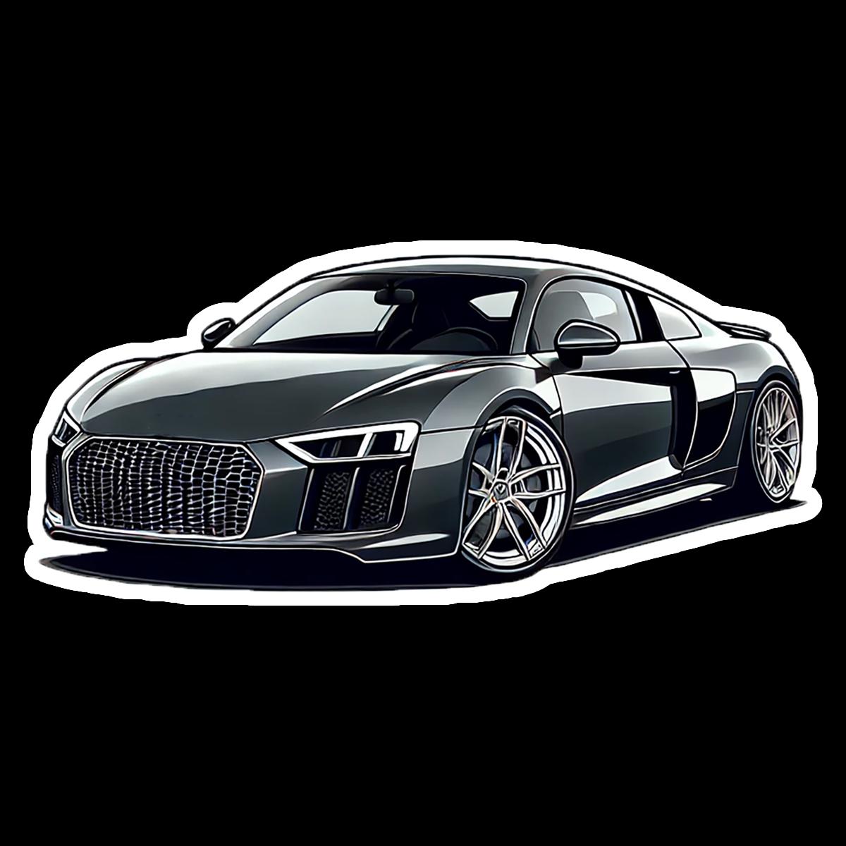 R8 Vinyl Sticker – Supercar Decal for Car Enthusiasts, Audi R8 Sticker ...