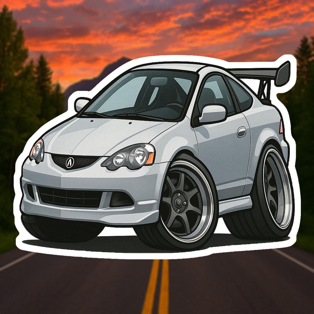 Acura RSX Sticker JDM Car Decal Honda Integra RSX Cartoon Sticker for ...