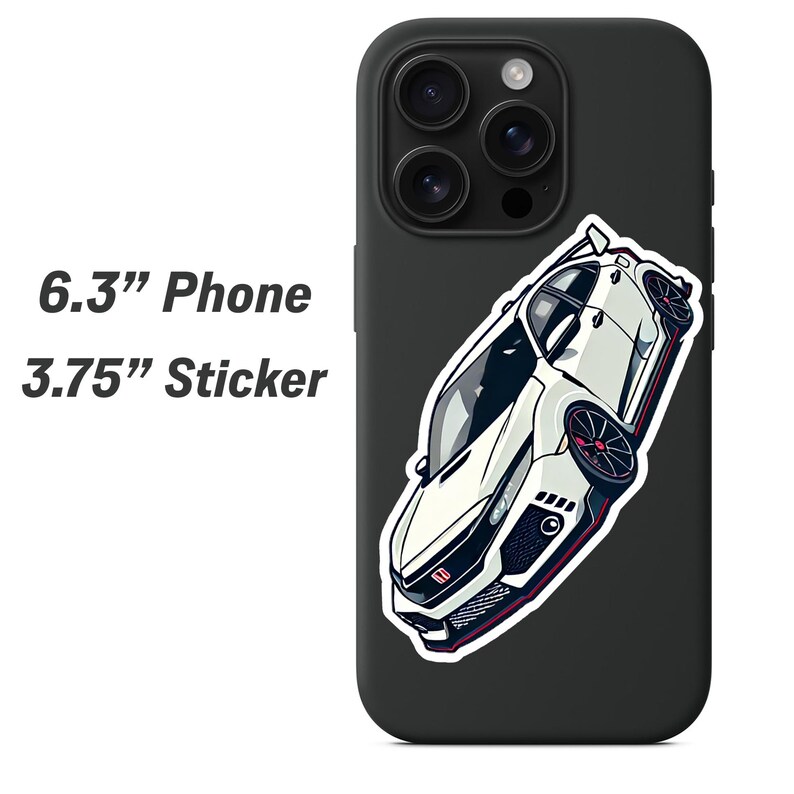 Civic Type R Vinyl Sticker – JDM Decal for Car Enthusiasts, Honda Civic ...