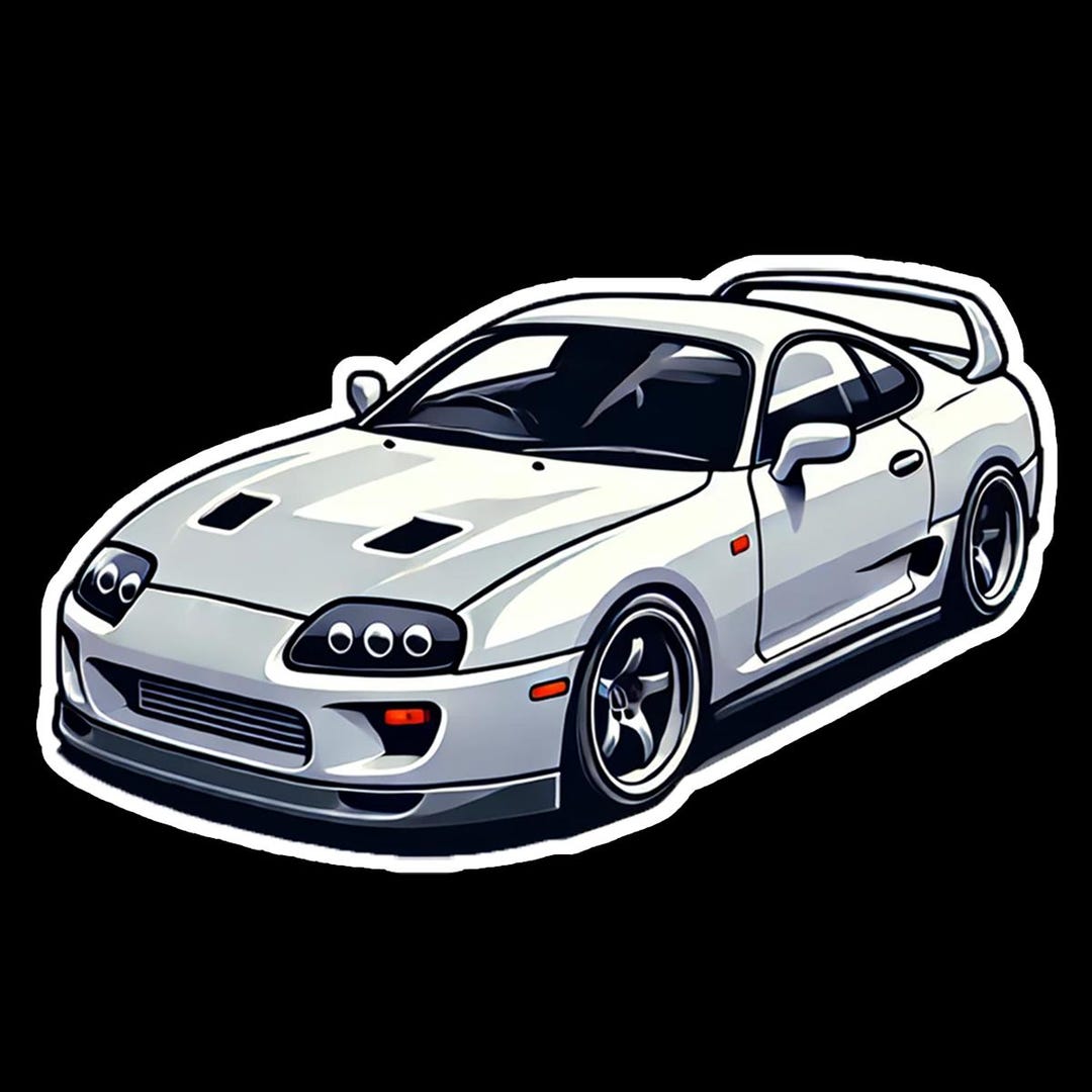 MK4 Supra Vinyl Sticker – JDM Decal for Car Enthusiasts, Toyota Supra ...