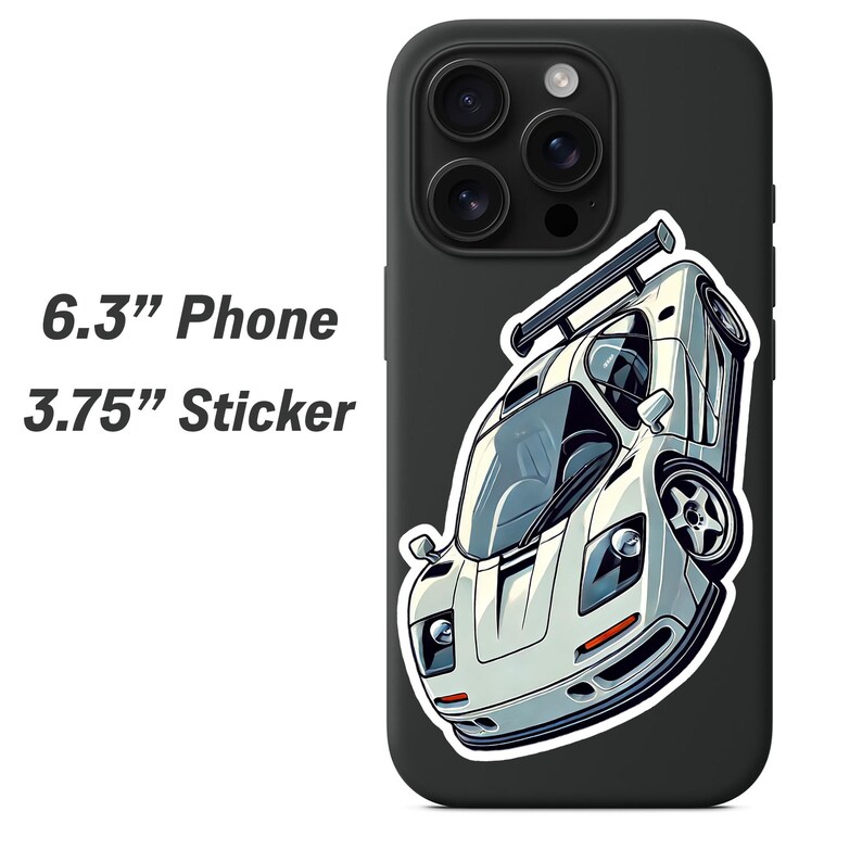 F1 Vinyl Sticker – Supercar Decal for Car Enthusiasts, Mclaren F1 ...