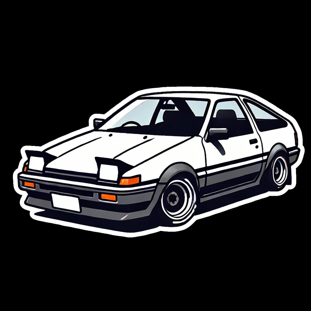AE86 Vinyl Sticker – JDM Decal for Car Enthusiasts, Toyota AE86 Sticker ...