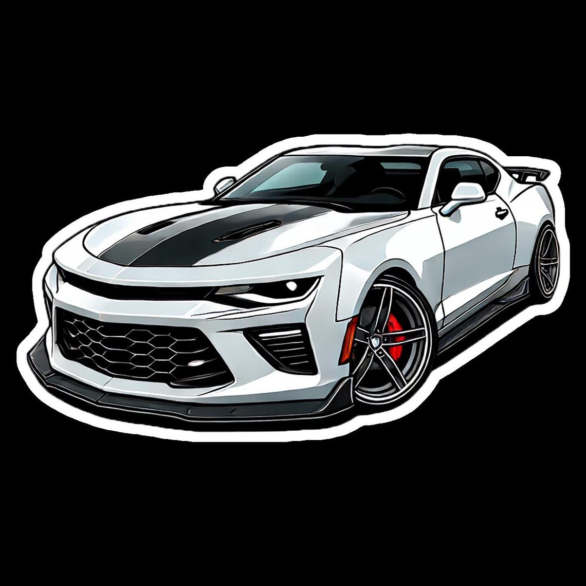 Camaro Vinyl Sticker – Muscle Decal for Car Enthusiasts, Chevy Camaro ...