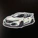 Civic Type R Vinyl Sticker – JDM Decal for Car Enthusiasts, Honda Civic ...