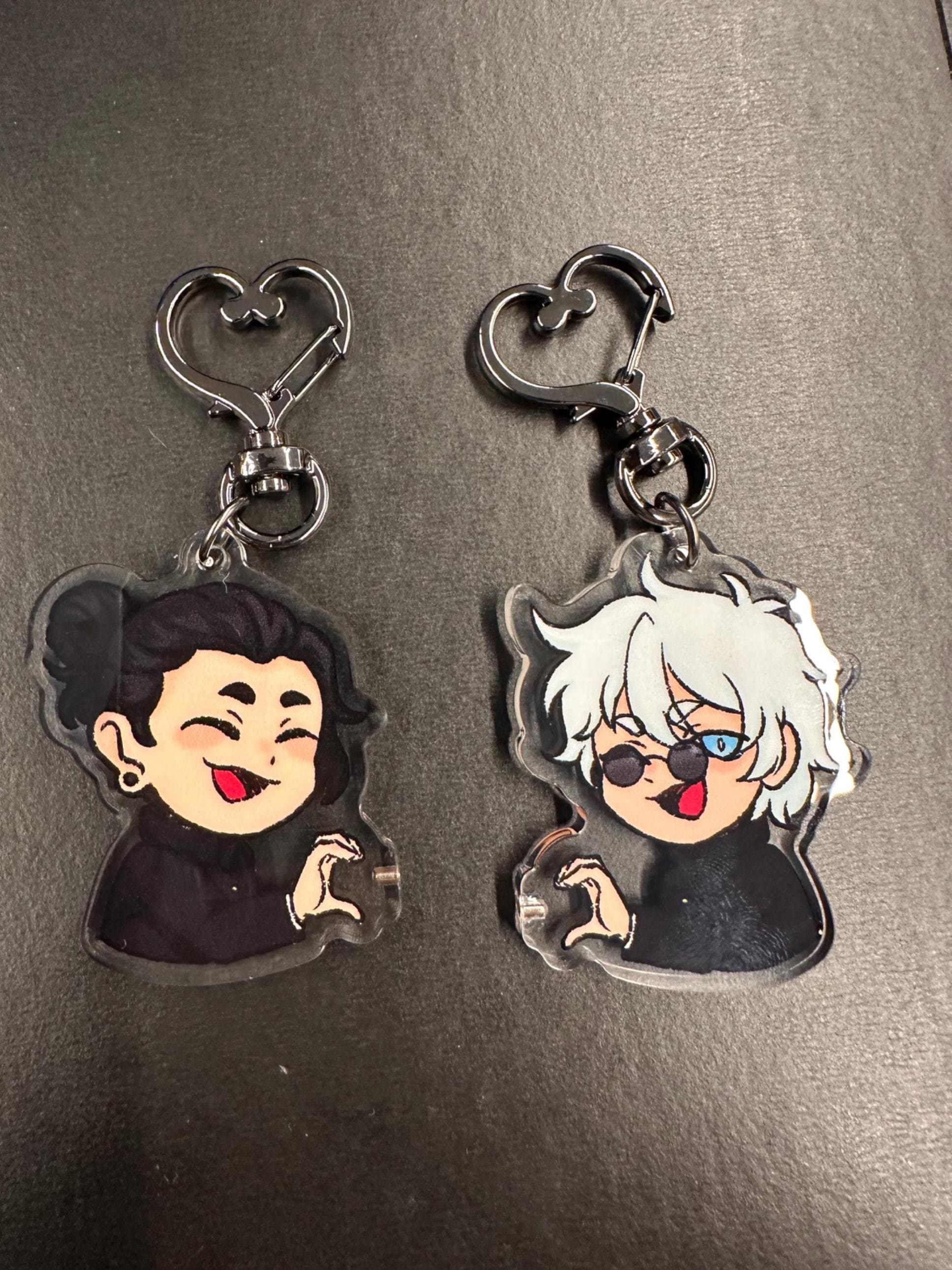 Jujutsu Kaisen Satoru Gojo and Suguru Geto Magnetic Keychains Satosugu ...