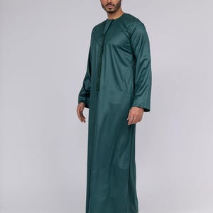 Forest Green Emirati Thobe - Etsy