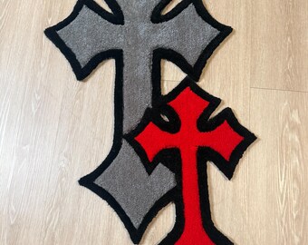 Chrome Hearts Inspired Rug - Etsy