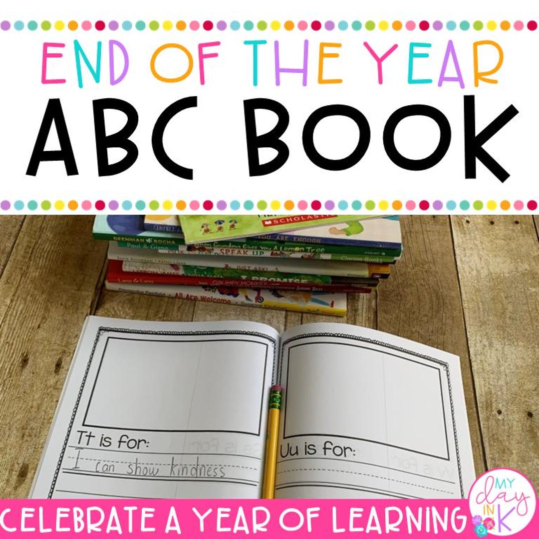 End of Year Activities and ABC Countdown Book | End of Year Writing ...