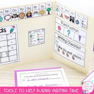 Writing Folder | Writing Office Folder Kindergarten 1st 2nd & 3rd Grade ...