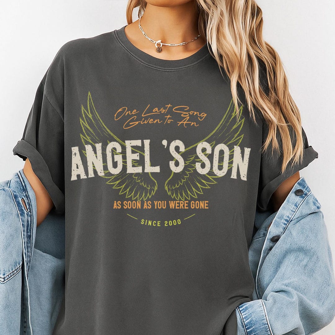 Angel Son Shirt, Angel Wings, Metal Shirts, Unisex Tee, Comfort Colors ...