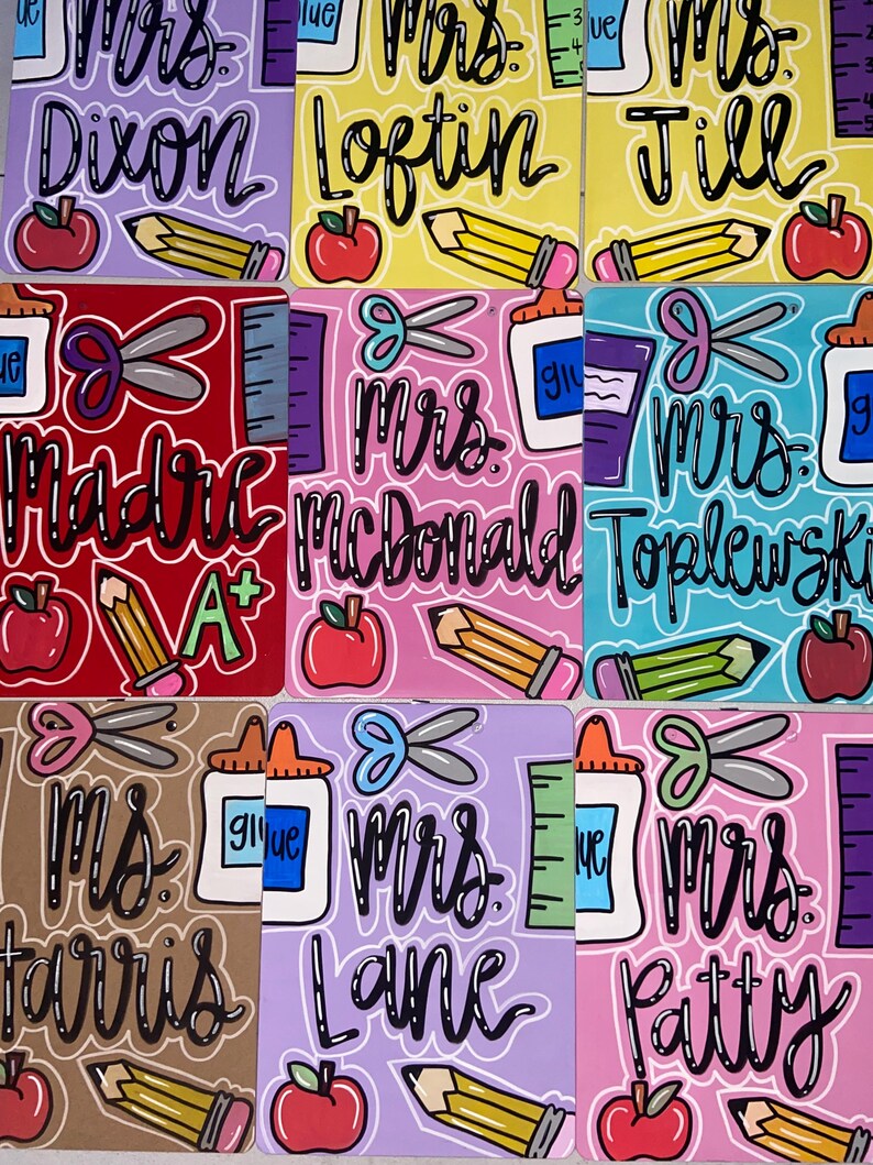 Teacher Appreciation End of School Year Clipboards - Etsy