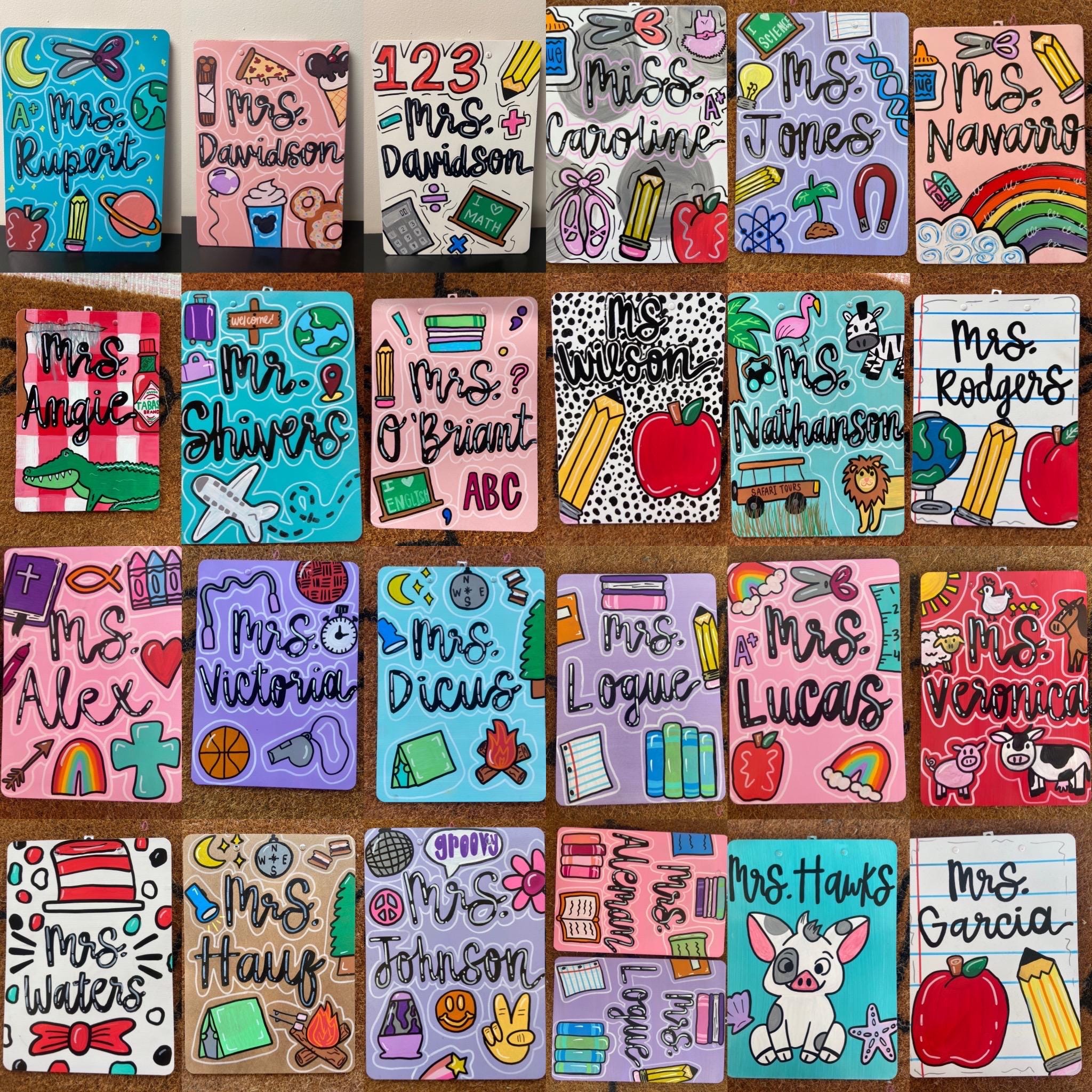 CUSTOMIZED Teacher Clipboards End of Year Gift - Etsy