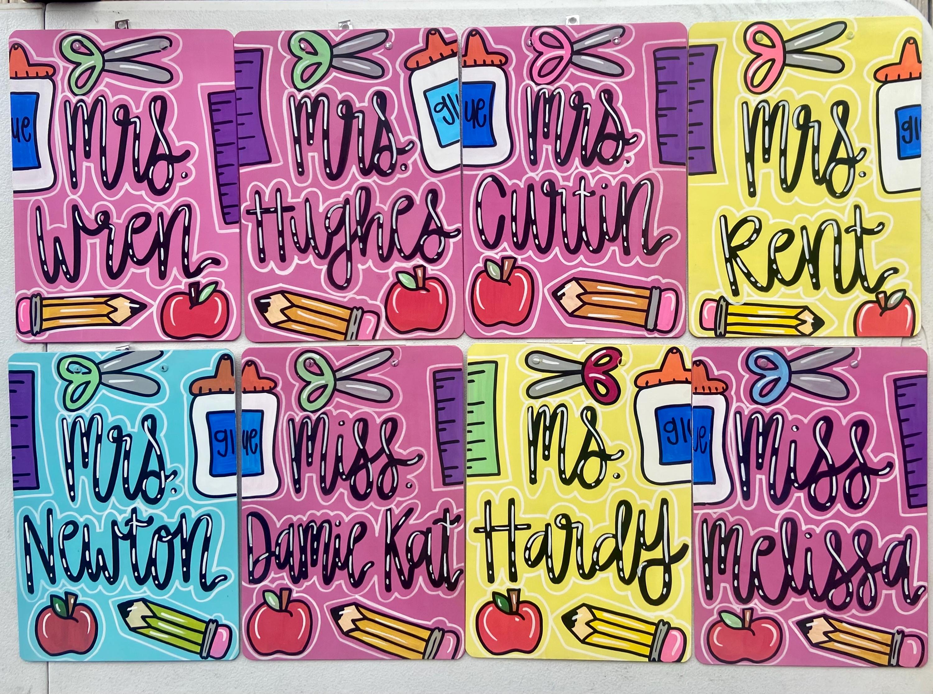 Teacher Appreciation End of School Year Clipboards - Etsy