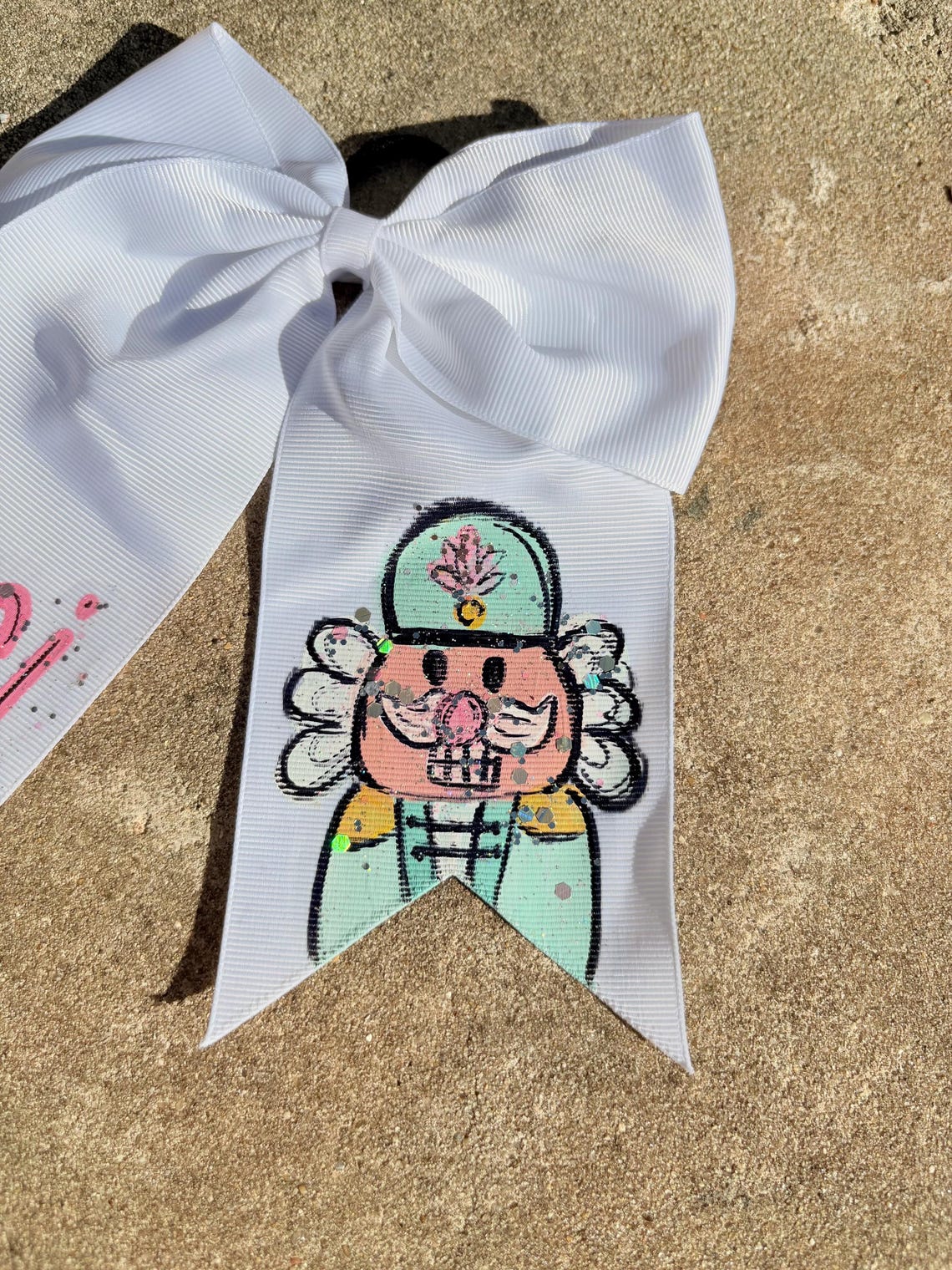 Holiday Painted Hai Bows - Etsy