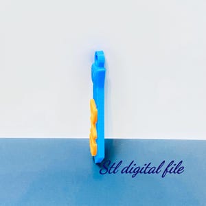 Father's Day Tie-shaped Keychain 3D STL File-dad Letter Design-3d ...