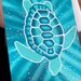 Hand-painted Sea Turtle Wall Art Ocean Theme Acrylic Painting on Canvas ...