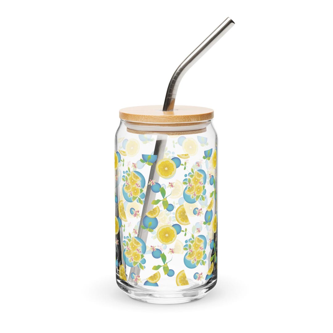 Lemon, Lemonade, Lemon Trees and Life! - Can-shaped Glass - Etsy