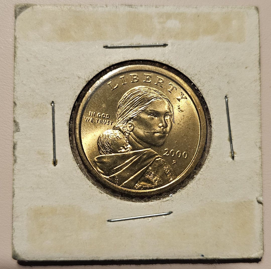 2000 P - SACAGAWEA One Dollar US Liberty Gold Coin - Etsy