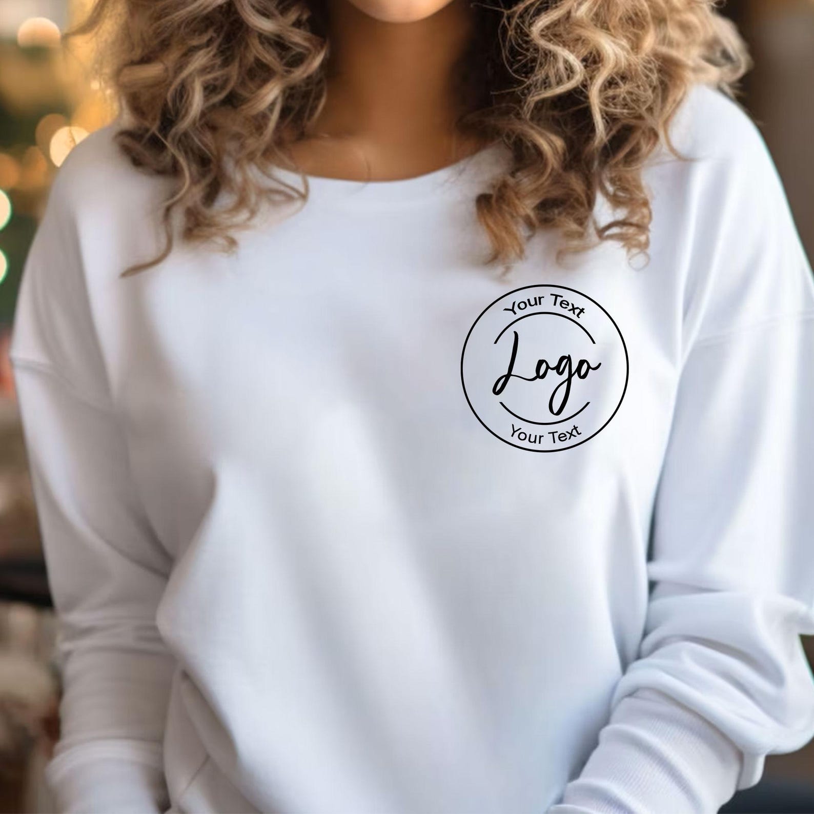 Custom Logo Sweatshirts,personalized Logo Shirt,custom Design Shirt ...