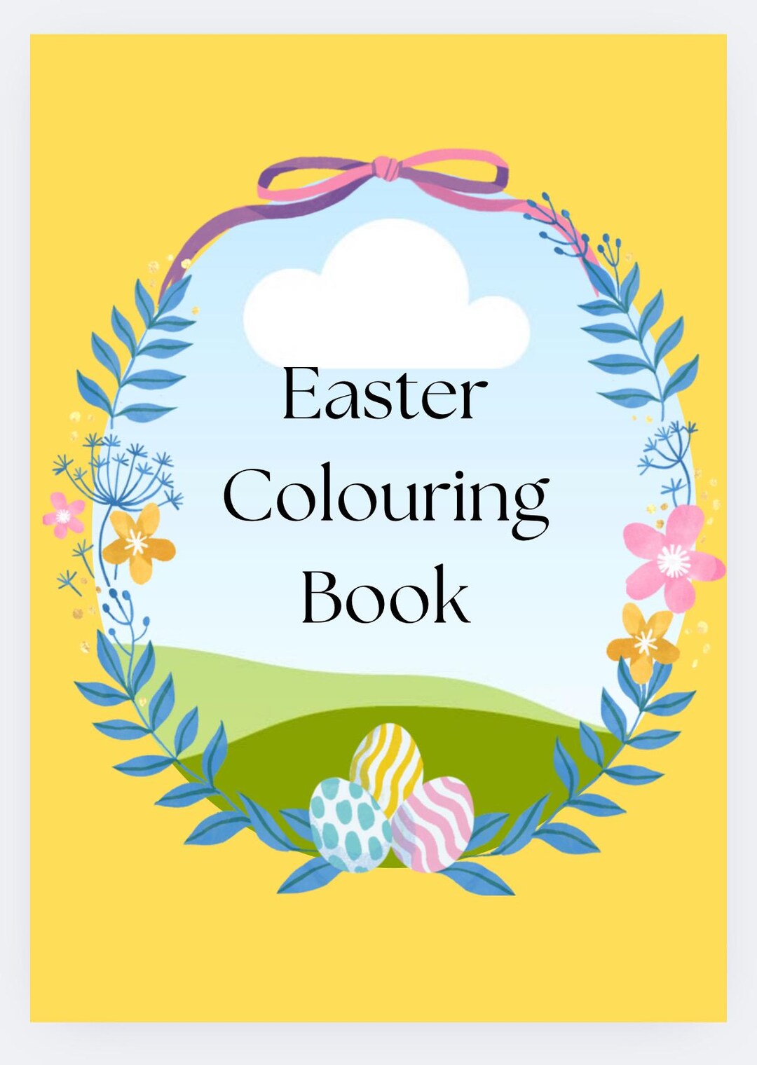 Easter Coloring Book for Kids – Printable Easter Activity – Digital ...