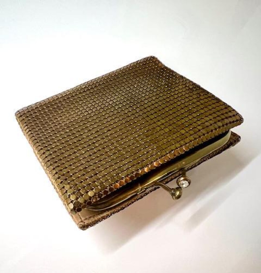 Duramesh Gold Mesh Vintage Wallet/change Purse - Etsy