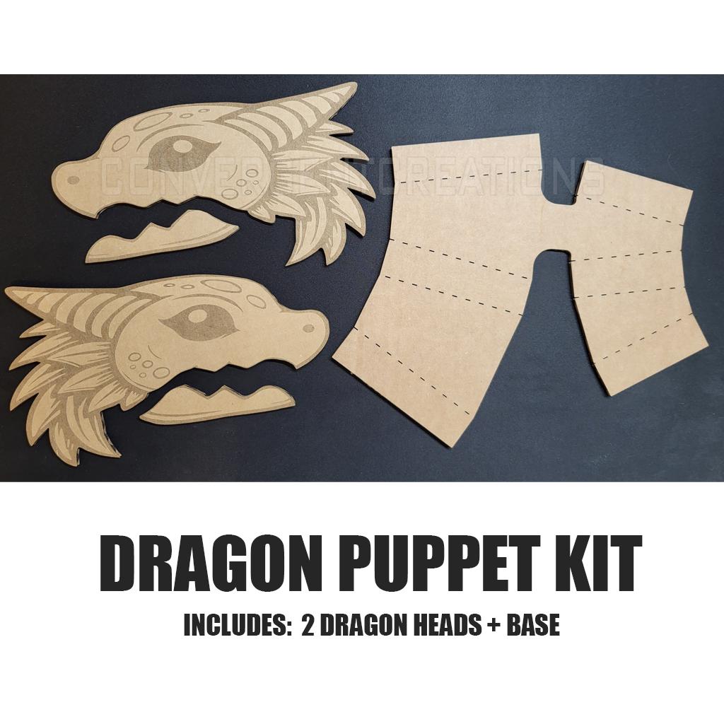 Dragon Puppet Kit - Base & Face - Etsy