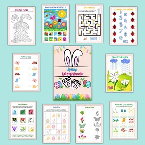 Spring Preschool Activities Printable |PDF Worksheets for Kids Ages 3-6 ...