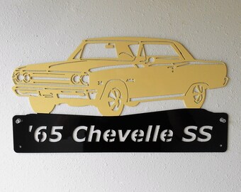 1966 Chevelle Personalized Metal Sign Man Cave Classic | Etsy