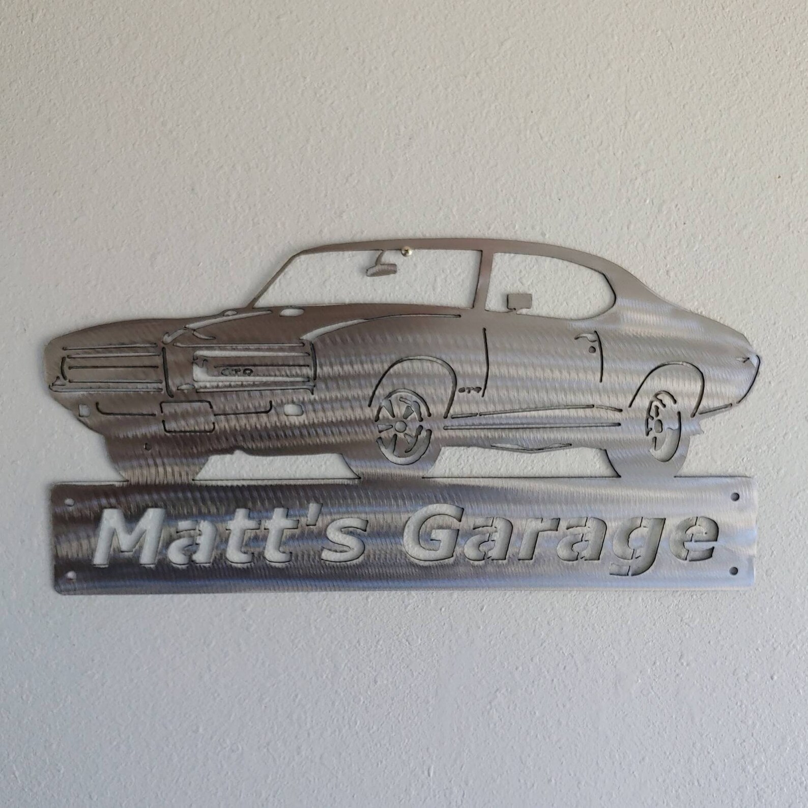 1969 Pontiac GTO Goat Personalized Metal Art Sign Muscle Car - Etsy