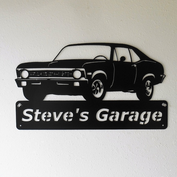 1968-72 Chevy Nova Personalized Metal Sign Man Cave - Etsy