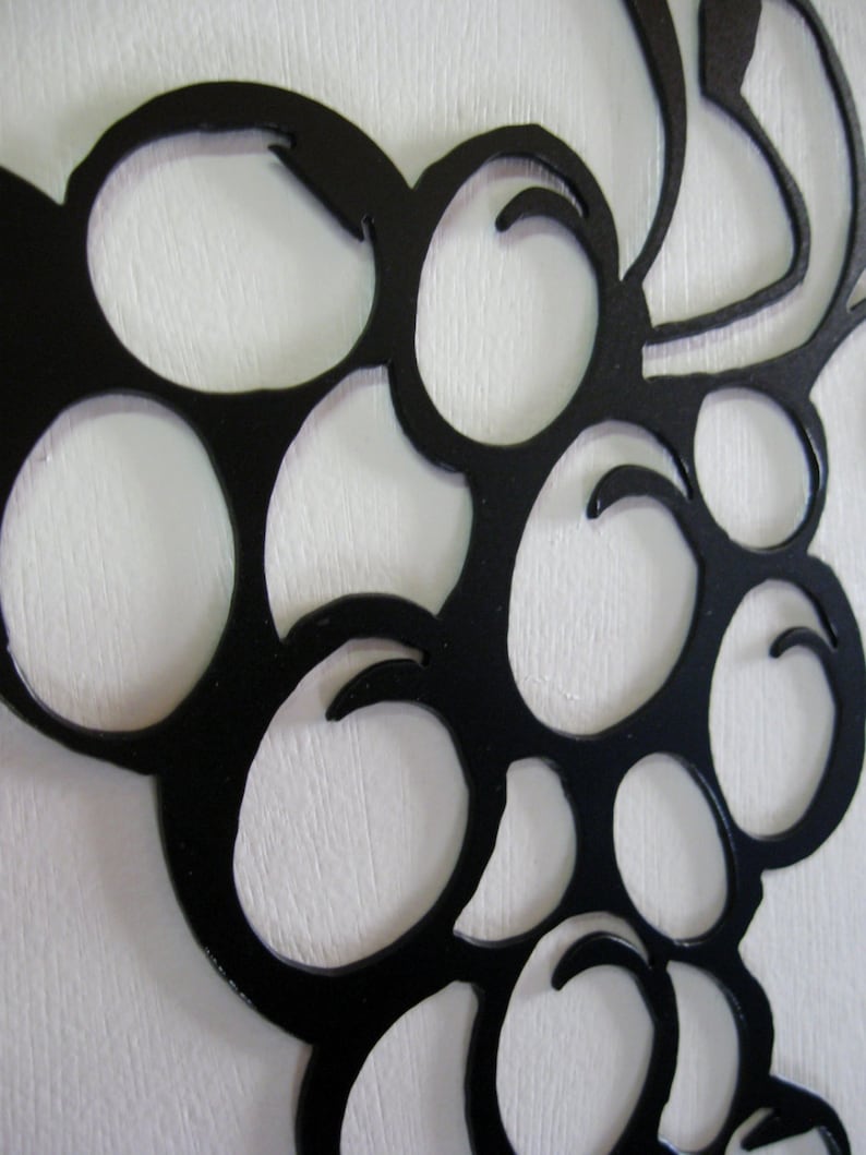 Grape Cluster Metal Wall Decoration Sign - Etsy
