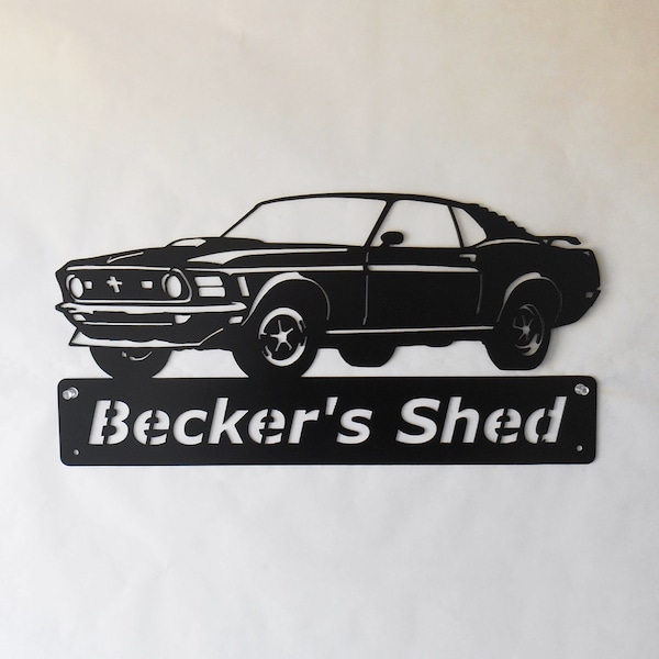 Mach 1 Mustang Sign - Etsy