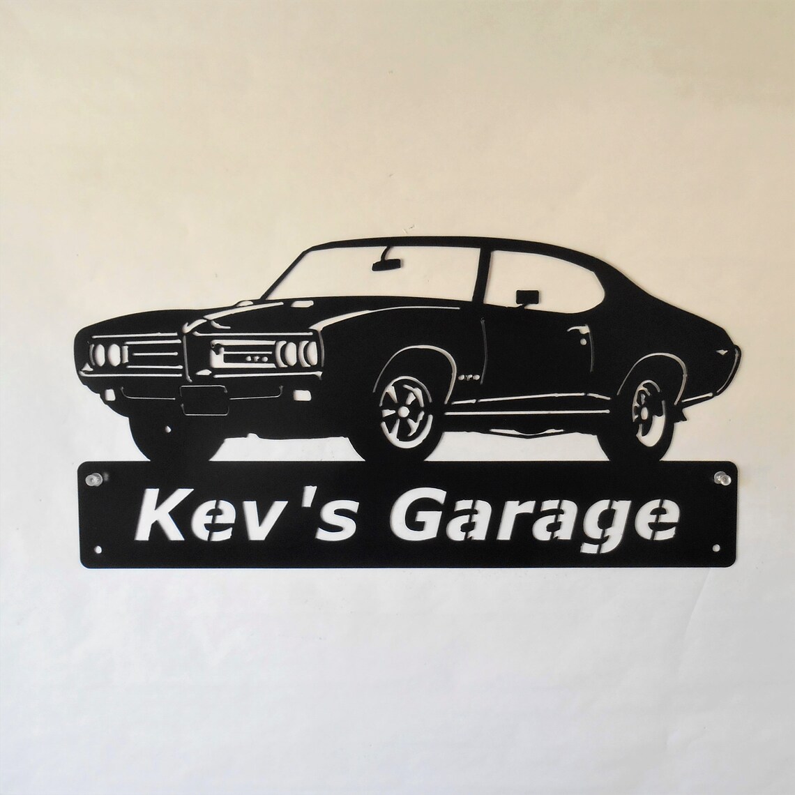 1969 Pontiac GTO Goat Personalized Metal Art Sign Muscle Car - Etsy