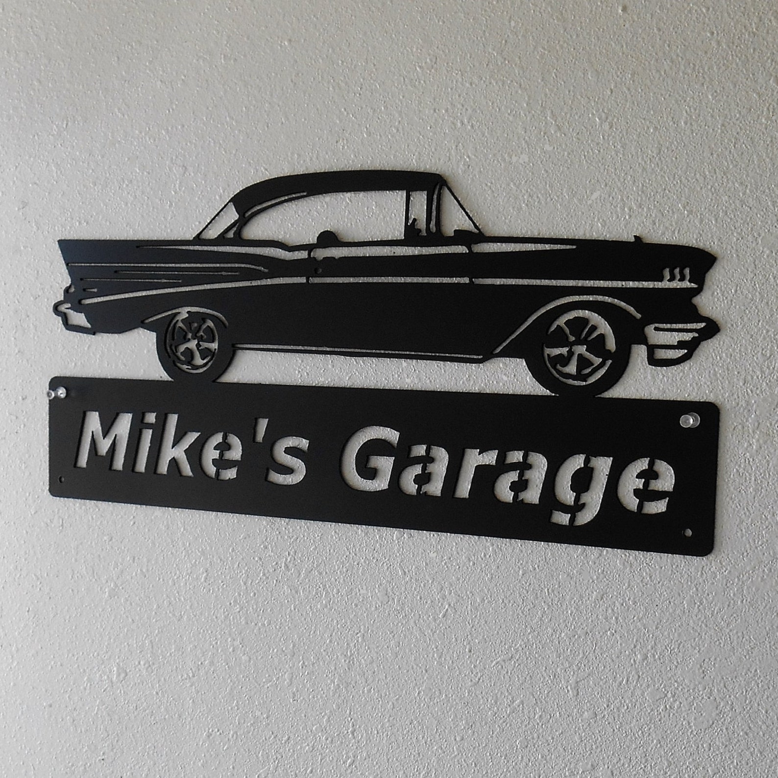 1957 Chevrolet Bel Air Metal Car Sign Man Cave Sign | Etsy Canada