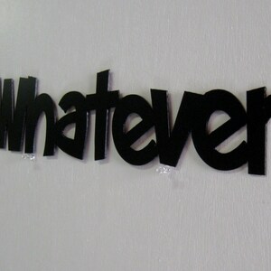 Whatever / Metal Sign / Wall Decoration / Sign / Wall Decor / Sarcasm ...