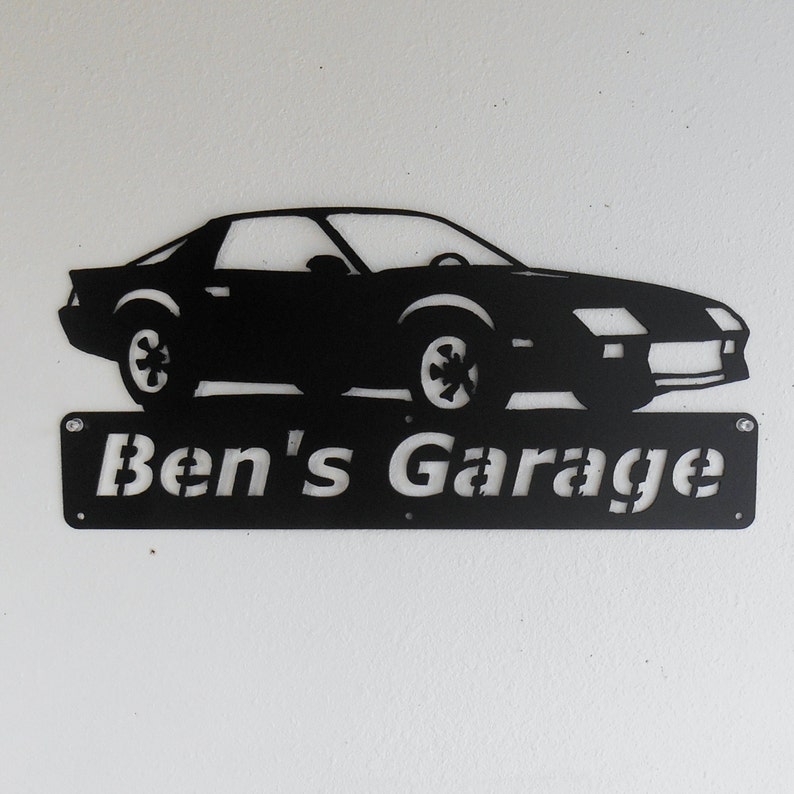 Chevrolet Camaro / 1982-1992 / Personalized / Man Cave / Garage Sign ...
