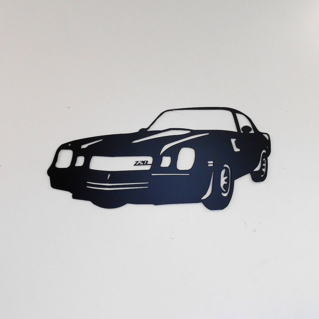1980 Chevrolet Camaro Z28 Man Cave Classic Garage Sign Satin Black - Etsy